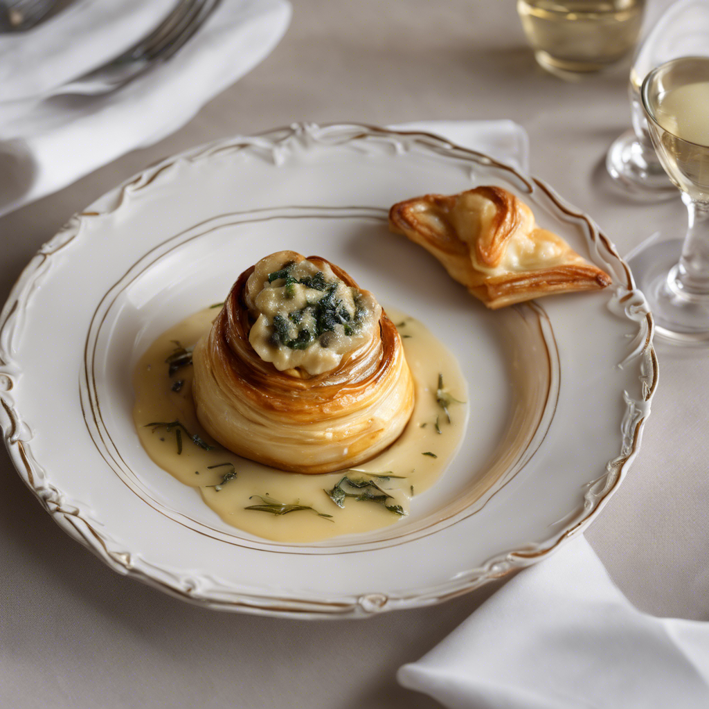 Garlic Butter Escargot in Puff Pastry
