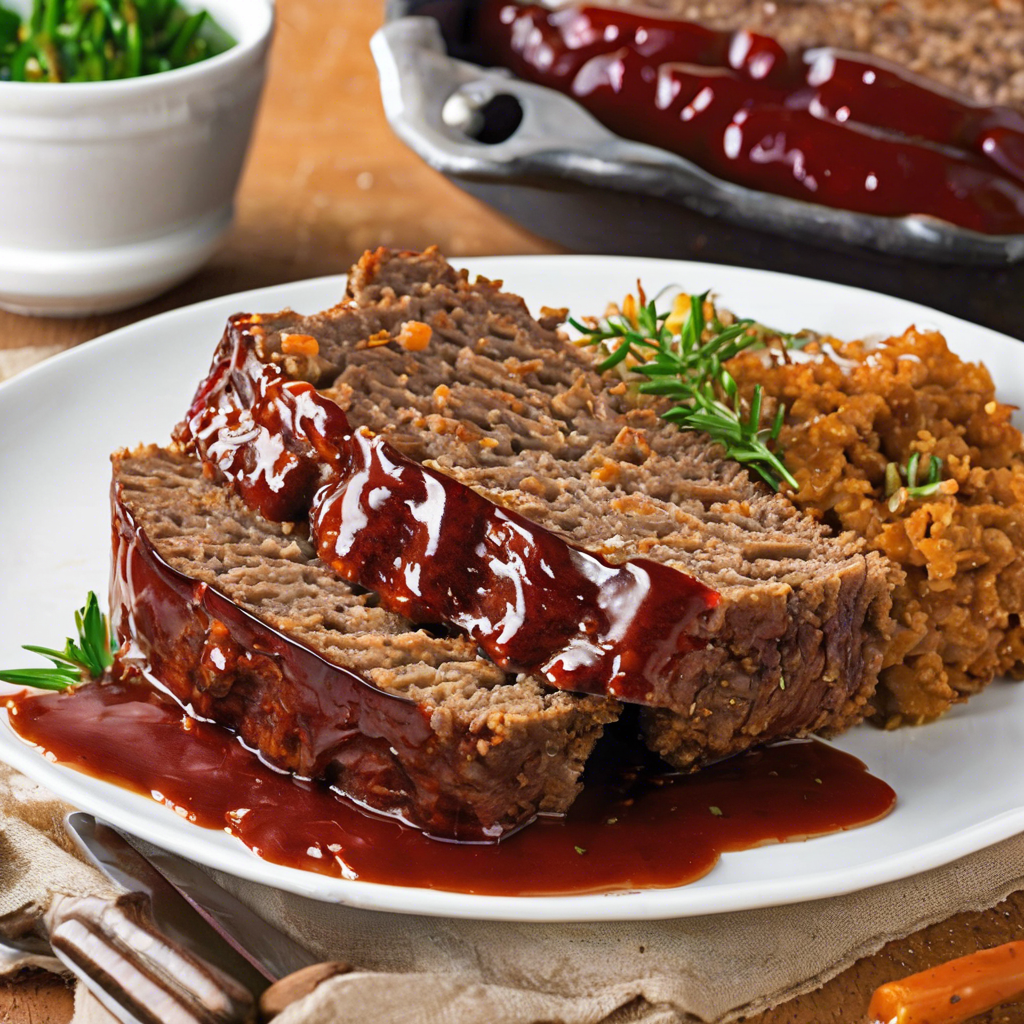 Spicy BBQ Glazed Wild Boar Meatloaf
